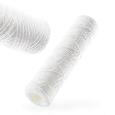 China 20 Inch PP String Wound Filter Cartridge for Industrial Syrup Viscous Liquid Filtration for sale