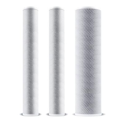 China 20 inch CTO Coconut Shell Activated Carbon Filter Cartridge for Commercial Water Purifiers for sale