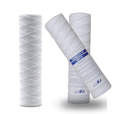 China 20 Inch 3 Micron String Wound Filter Cartridge for Water Pretreatment in Food Industry for sale