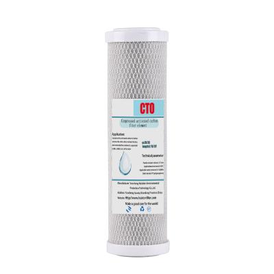 China Activated Carbon CTO Filter Cartridge Paper for Producing Fresh Water 10 Inch 20 Inch Size for sale
