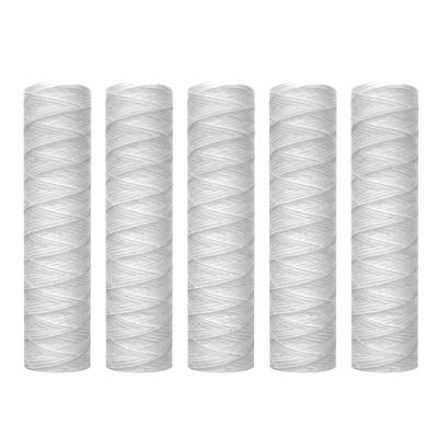 China 10 Inch String Wound Filter Cartridge for Household or Industrial Particle Filtration for sale
