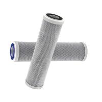 China Eco-Friendly 10 inch Sinter CTO Filter Tube Replacement Carbon Filter Cartridge for Refillable Water Filter for sale