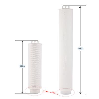 China High Flow Filter Cartridges for Home Water Purifier Industrial System 10'' 20'' 30'' 40 for sale