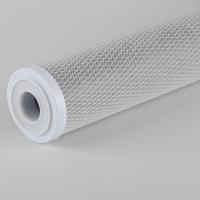 China Easy Operation 20 inch CTO Carbon Block Filter Cartridge for Liquid Water Filtration for sale