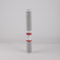China Easy Operation 20 inch CTO Carbon Block Filter Cartridge for Liquid Water Filtration for sale