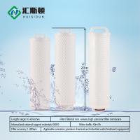 China Water Filter Huiston High Flow PP Pleated Filter Cartridge for Industrial Water Treatment for sale