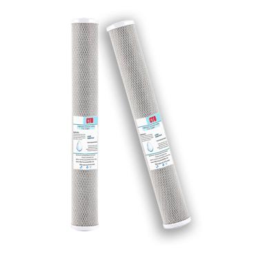 China Powerful 20 Inch Coconut Carbon Compressed Activated Carbon Water Filter for Household for sale