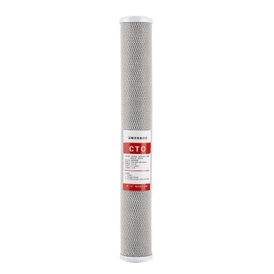 China Private Mold 20 Inch CTO Block Carbon Water Filter Cartridge for Water Pre-Filtration for sale