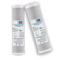 China Manual Power Source 10 inch Coconut CTO Carbon Block Water Purifier Cartridge for OEM for sale