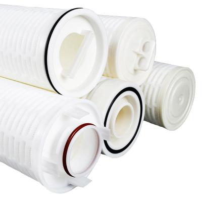 China 40 Inch 1 Micron High Flow Pleated Filter Element for Power Plant Condensate Filtration for sale