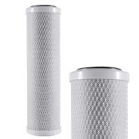 China 10inch 20inch Activated Carbon Block Water Filters Cartridges for Water Purification Reverse Osmosis System for sale