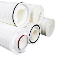 China Food Beverage 20inch 40inch High Flow Pleated Filter Cartridge for Except Rust Wastewater Treatment for sale