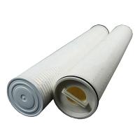 China Food Beverage 20inch 40inch High Flow Pleated Filter Cartridge for Except Rust Wastewater Treatment for sale