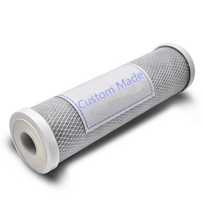 China Huiston 4.5 Activated Carbon Filter Cartridge for Industrial Drinking Water Filtration for sale