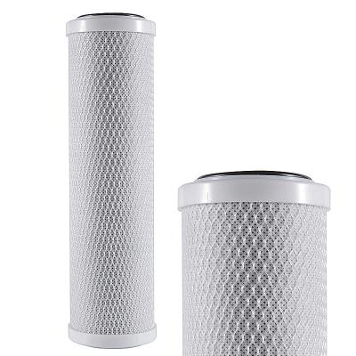 China 10IN 4.5 Activated Carbon Filter for Alkaline Water Purification Whiston White and Blue for sale