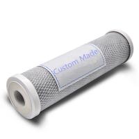 China Huiston 20 Inch 4.5 Compressed Activated Carbon Filter Cartridge for Industry Filtration for sale