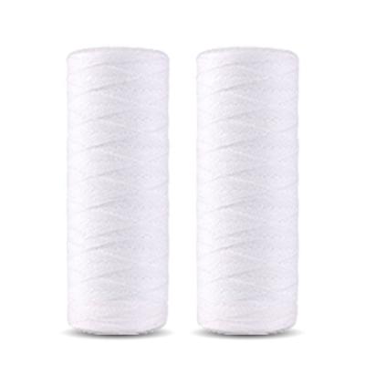 China 1/5/10/20/30/50/100 Micron Rating 10 * 4.5 Inch PP Series Wound Spinning Filter Cartridge for sale