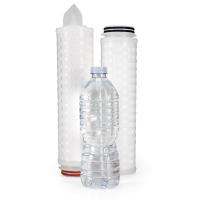 China 0.1-10 Micron Metal Pleated Water Paper High Flow Filter Cartridges for Your Food Shop for sale