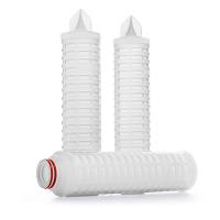 China 0.1-10 Micron Metal Pleated Water Paper High Flow Filter Cartridges for Your Food Shop for sale