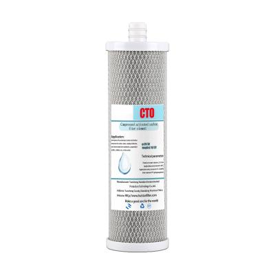 China 10 inch Coconut Shell Activated Carbon Filter Cartridge by Huiston for Pre Filtering for sale