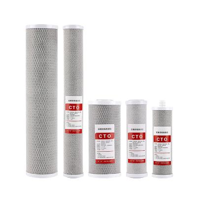 China Pressure Vessel 20 Inch 4.5 Inch Active Carbon Filter Cartridge for Water Filtration for sale