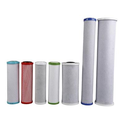 China CTO Standard Capacity Carbon Block Water Filter Cartridge for Municipal Tap Water for sale