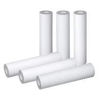 China Household 5 Micron White 10 Inch PP Cotton Sediment Water Filter Cartridge for Reverse Osmosis for sale