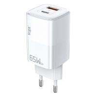 China Universal 65W GaN PD Wall Charger Mini PD QC Fast Charging EU Plus Gallium Nitride Charger for sale