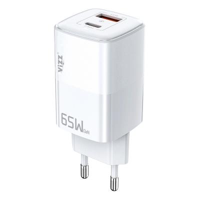 China Universal 65W GaN PD Wall Charger Mini PD QC Fast Charging EU Plus Gallium Nitride Charger for sale