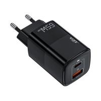 China Universal 65W GaN PD Wall Charger Mini PD QC Fast Charging EU Plus Gallium Nitride Charger for sale