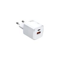China Dual Port 33W GaN Wall Charger PD QC Fast Charging Charger With EU Plus for sale