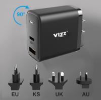 China Vizz Customized 33W GaN Wall Charger Universal Charger With PD QC Output for sale