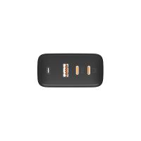 China Fireproof PC 65w GaN Charger 3 Port Output For Mobile Phone / Tablet for sale