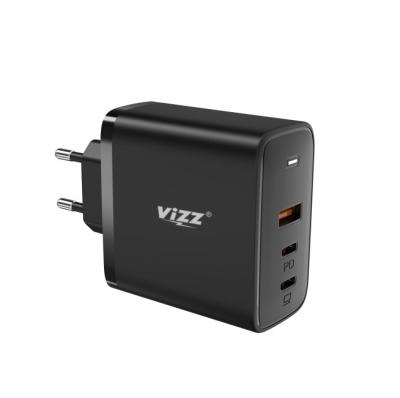 China Fireproof PC 65w GaN Charger 3 Port Output For Mobile Phone / Tablet for sale