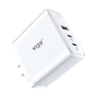 China Fireproof PC 65w GaN Charger 3 Port Output For Mobile Phone / Tablet for sale