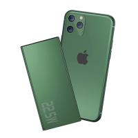 China Green Metal Shell 22.5W Portable Powerbank For All Kinds Phone for sale