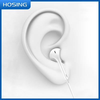 China ABS TPE Dynamic Super Bass White 1.2m E02 Wired Earphone for sale