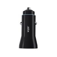 China Portable 2 Ports QC3.0 USB Phone LG16 High Speed Car Charger for sale