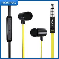China Intelligent Remote Control Stereo 98dB Noise Canceling Wired Earbuds for sale