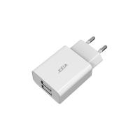 China Dual USB Ports EU US Standard Portable Cell Phone Fast Charger for sale