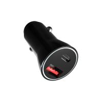 China Portable 2 Ports QC3.0 USB Phone LG16 High Speed Car Charger for sale