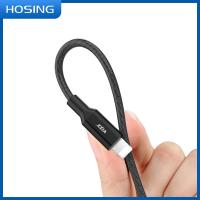 China Braided Black 1M 3A 60W PD MFI C94 USB Lightning Cord for sale
