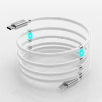 China Storage Function Easy Fold Material CX04 Magnetic Charging Cable for sale