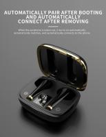 China LED Display Sport BT5.0 Invisible In Ear Bluetooth Headphones for sale