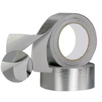 China HVAC Aluminum Foil Tape Solvent Acrylic Self Adhesive High Temp Aluminum Tape for sale