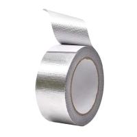 China Utility Grade Aluminum Tape Waterproof Flame Retardant HVAC Foil Fiberglass Fabric Tape for sale