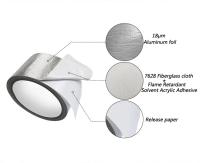 China HVAC Aluminum Foil Tape Flame Retardant Heat Resistant Fiberglass Mesh Tape for sale