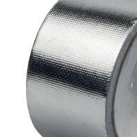 China HVAC Aluminum Foil Tape Flame Retardant Heat Resistant Fiberglass Mesh Tape for sale