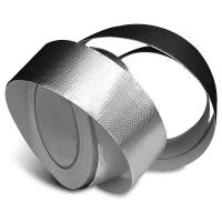 China Flame Retardant Waterproof Tape Aluminum Foil HVAC Rubber Adhesive Glass Fiber Tape for sale