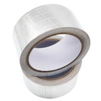 China Scrim Kraft HVAC Reinforced Aluminum Foil Tape 3 Way FSK Rubber Resin Adhesive for sale